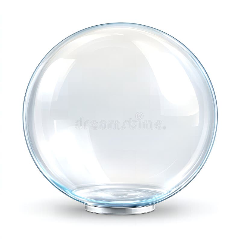 Transparent Glass Sphere Display Stand Perfect for Product Showcase or ...