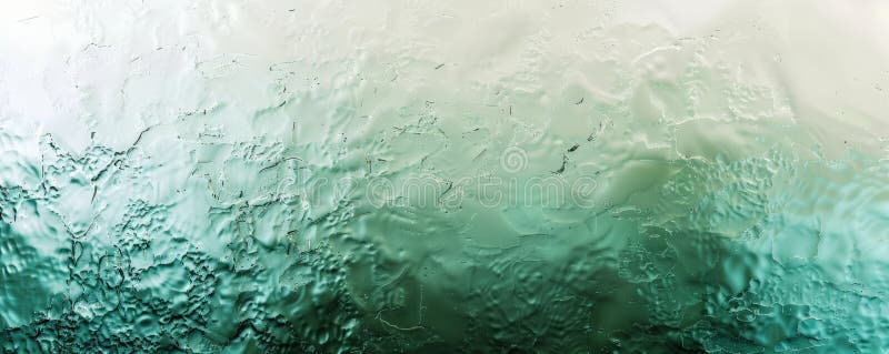 A Transparent Glass Surface with a Gradient Transition from Emerald ...