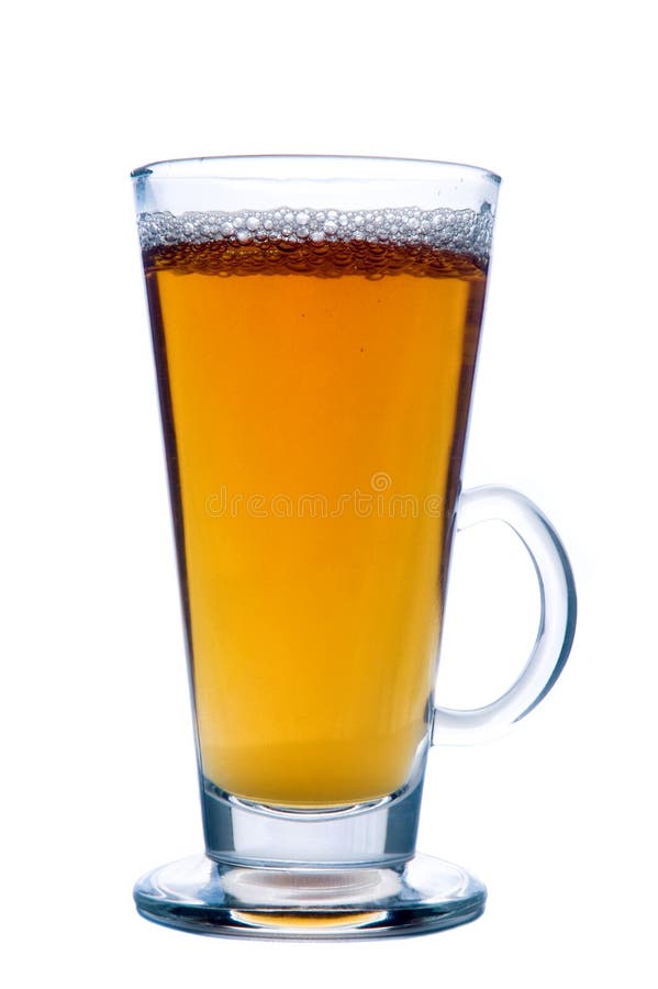 Transparent glass of tea stock image. Image of closeup - 18992097