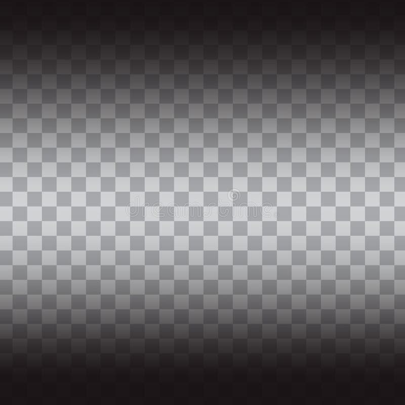 Transparent Gradient Overlay. Fading Checkerboard Design. Vector ...