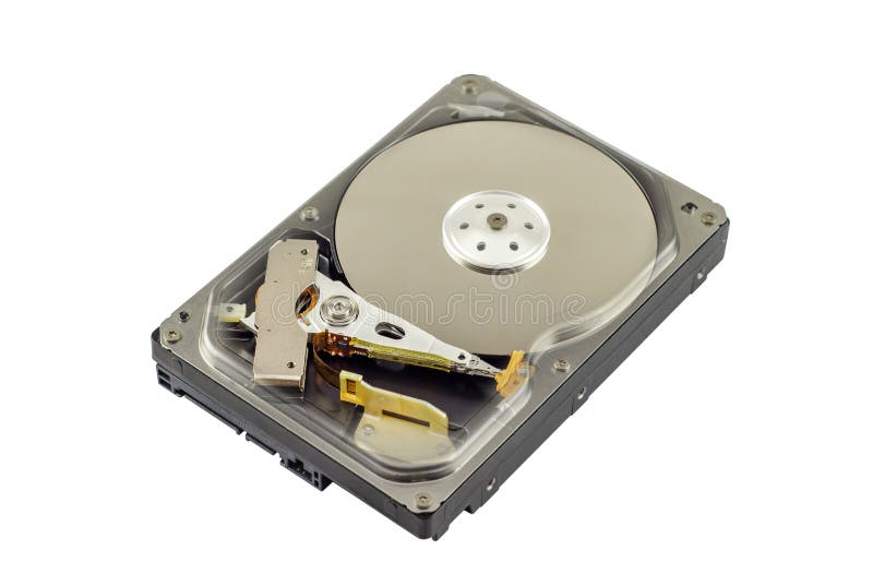 Transparent hard drive stock image. Image of copying - 39205553