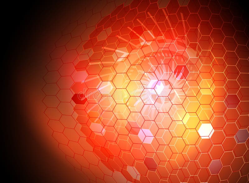 Transparent Hexagon Abstract Background Stock Illustration ...