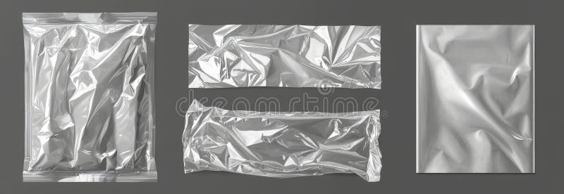 Transparent, High-Resolution Plastic Wrap Texture for Graphic Overlays ...