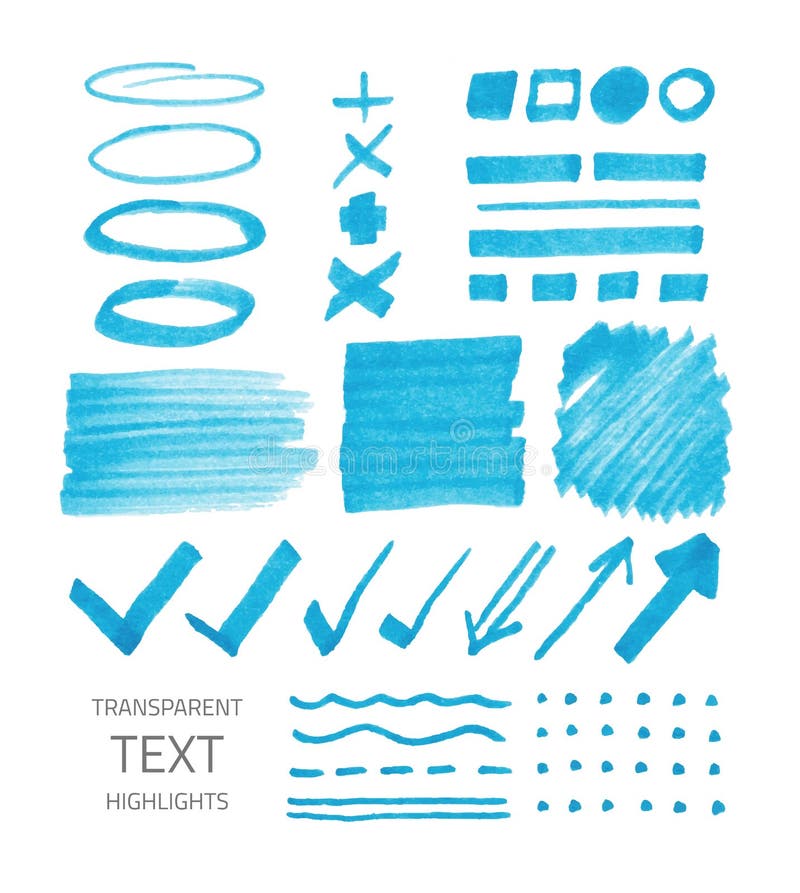 Transparent Highlighter Marks Stock Illustrations – 54 Transparent ...