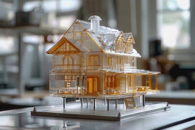 Transparent House Model Architectures Crafted Using Cutting Edge 3D ...