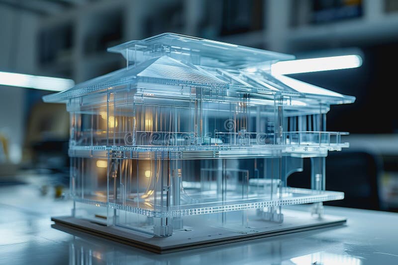 Transparent House Model Architectures Crafted Using Cutting Edge 3D ...