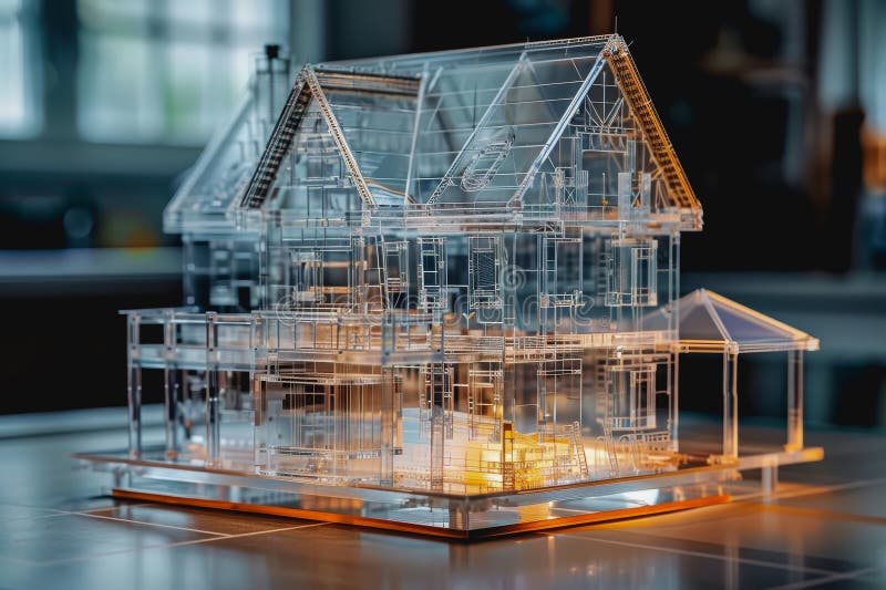 Transparent House Model Architectures Crafted Using Cutting Edge 3D ...