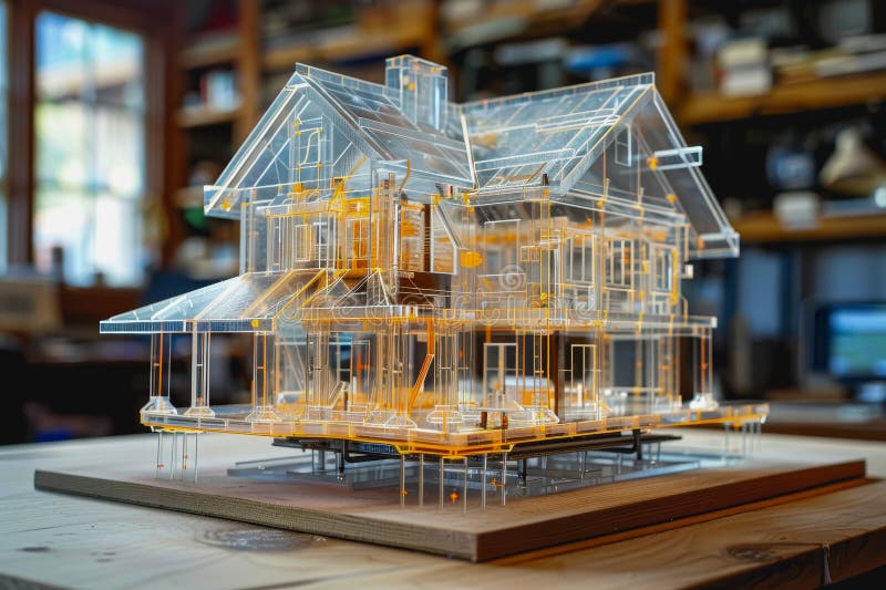 Transparent House Model Architectures Crafted Using Cutting Edge 3D ...