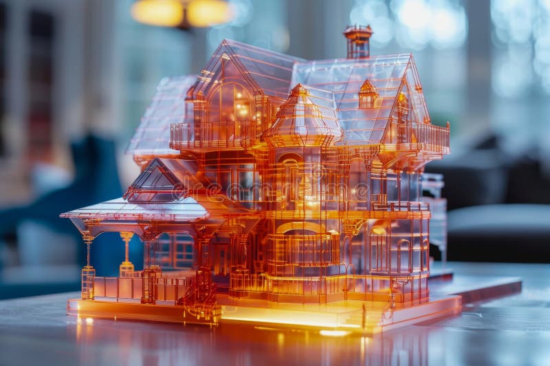 Transparent House Model Architectures Crafted Using Cutting Edge 3D ...