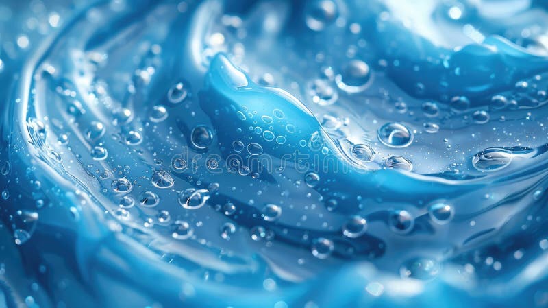 Transparent Hyaluronic Acid Gel Texture. Stock Image - Image of ...