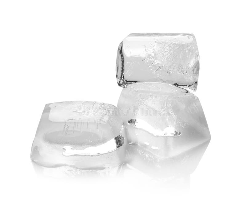 Transparent Ice Cubes Melting Stock Photo - Image of freeze ...