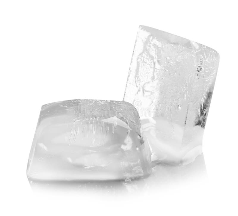 Transparent Ice Cubes Melting Stock Photo - Image of crystal, cubes ...