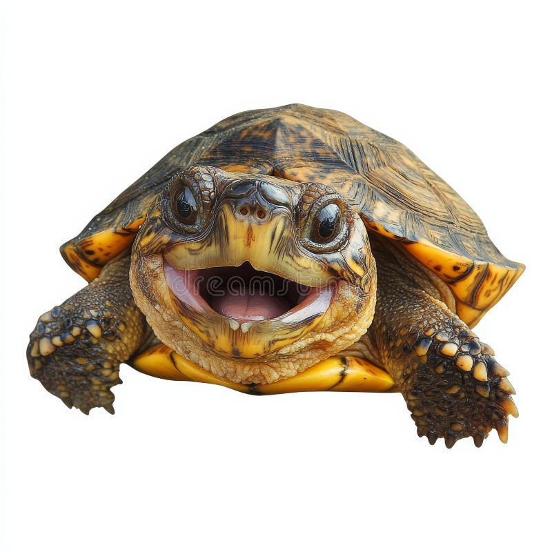Transparent Image of the Upper Body of a Turtle Stock Image - Image of ...