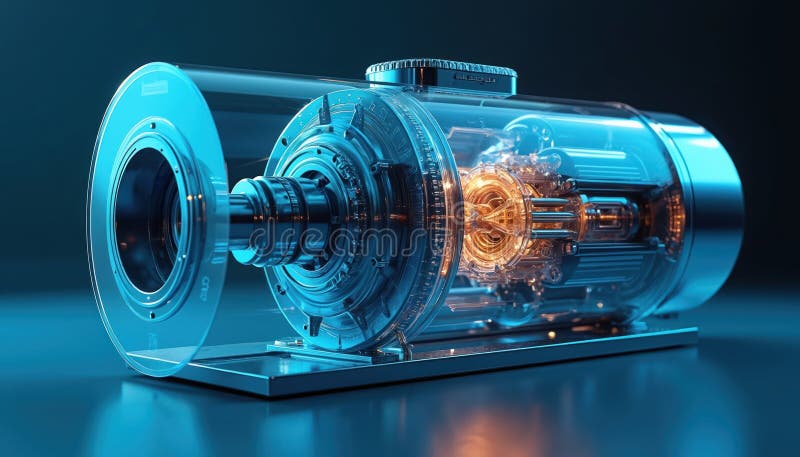 Transparent Industrial Engine, High-tech Centrifugal Electric Pump with ...