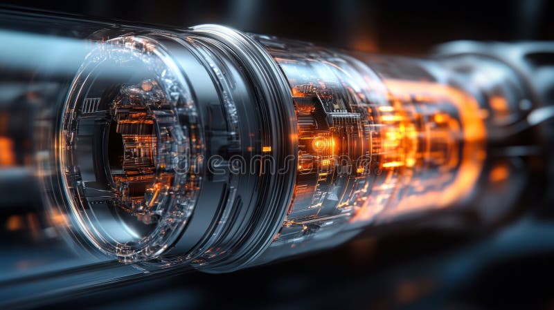 Transparent Jet Engine, Futuristic Jet Engine Design Featuring a ...