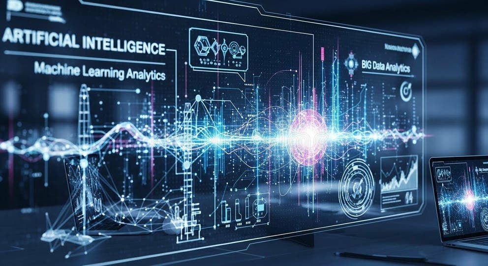 Interactive Holographic Display Showcasing Artificial Intelligence and ...