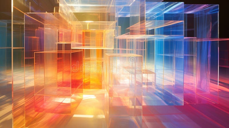 Transparent Layers of Light Intersecting, HD ABSTRACT BACKGROUND ...