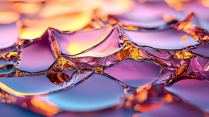 Transparent Layers with Polarized Light Effects Stock Illustration ...