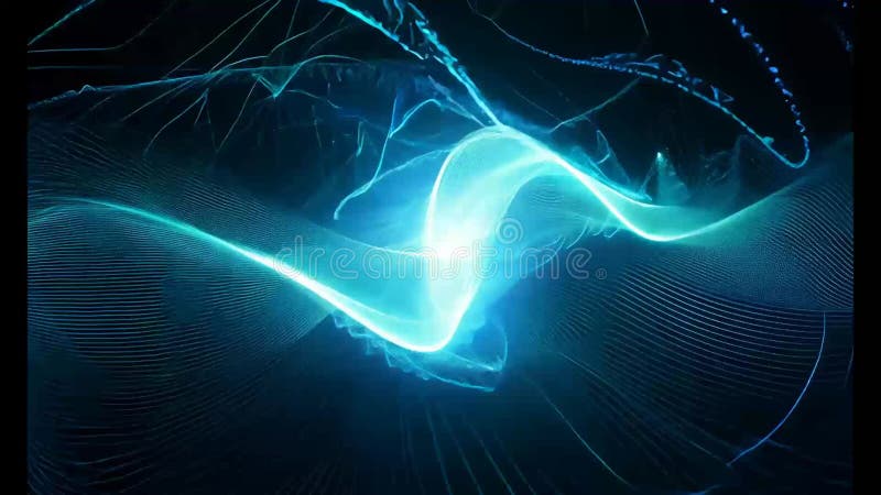Light blue wave background stock footage. Video of transparent - 365415580
