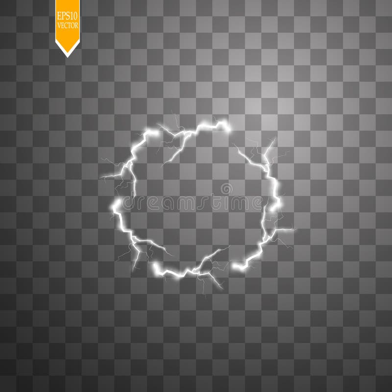 Transparent Light Effect of Electric Ball Lightning. Magic Plasma Ball ...