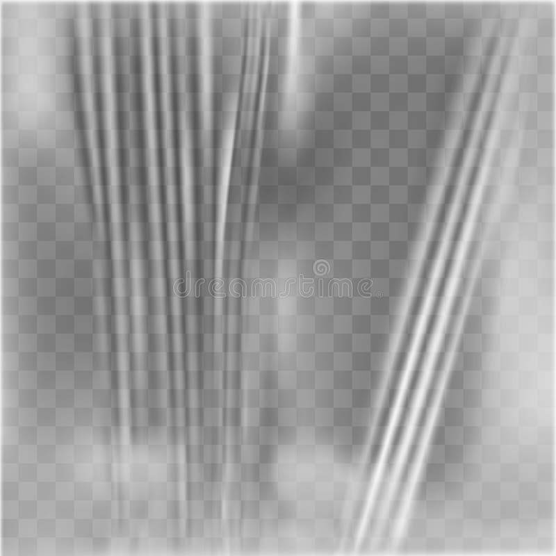 Transparent Polyethylene Plastic Warp Stock Illustration - Illustration ...