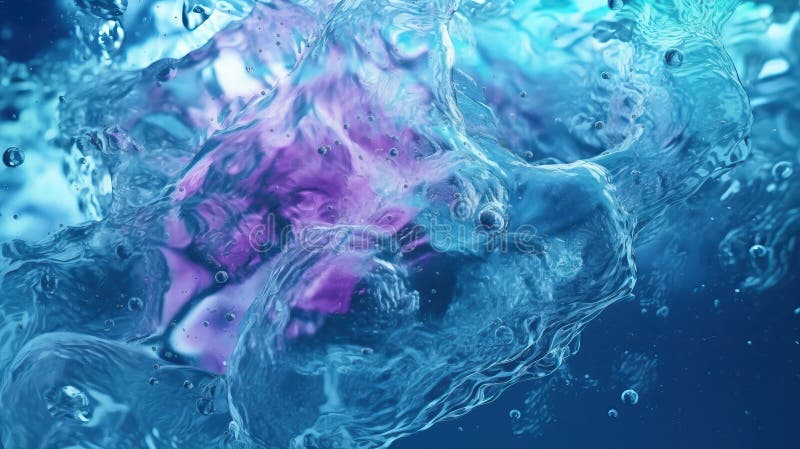 Transparent Liquid Texture. Generative AI Stock Illustration ...