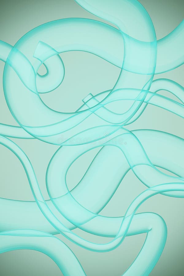 Transparent Macro Abstraction Made of Drips, 3D Rendering Stock ...