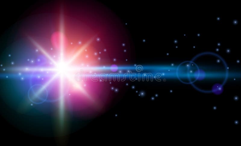 Transparent Magical Sunlight Special Lens Flare Light Effect. Sun Flash ...