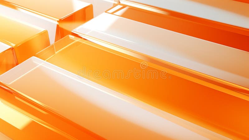 Transparent Mirror Sheet Overlap Texture, Orange and White Color ...
