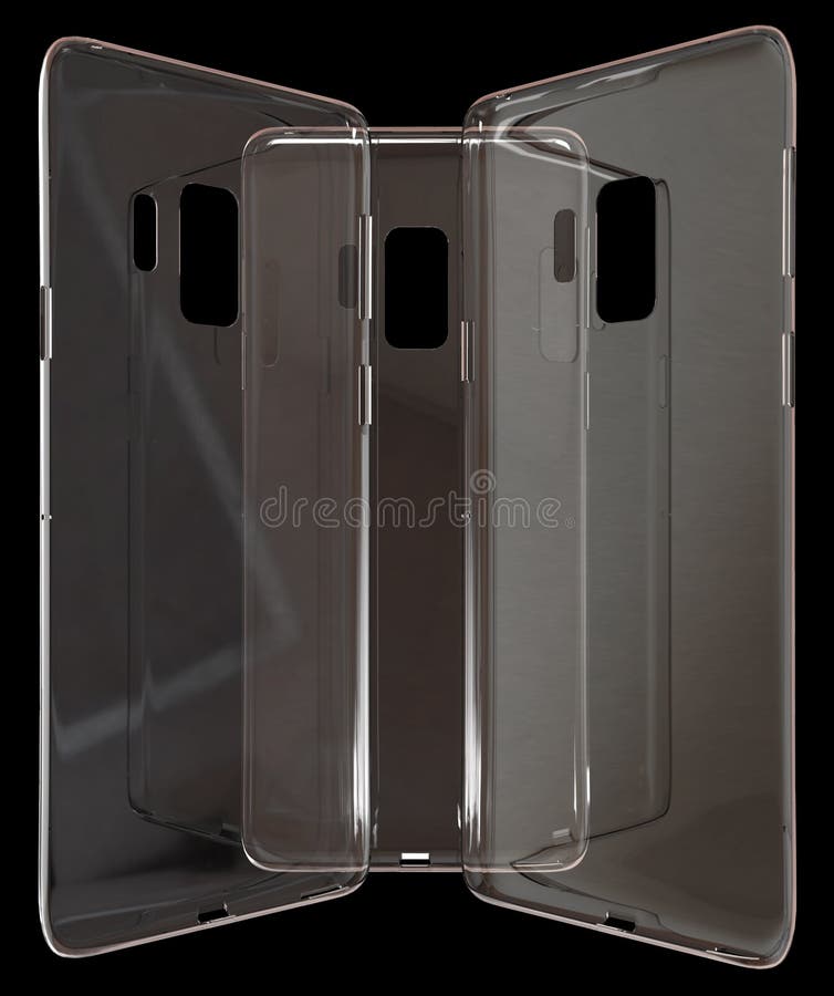 Transparent Mobile Smart Phone Stock Image - Image of design, hitech ...