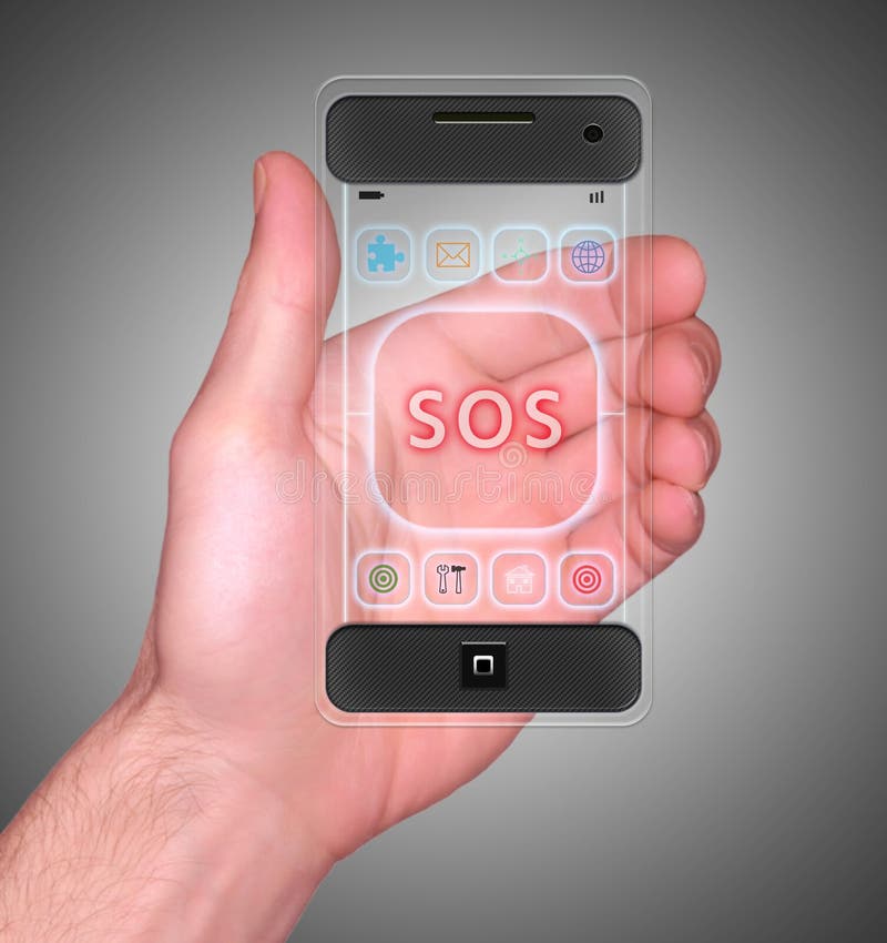Transparent Mobile Smart Phone Stock Image - Image of design, hitech ...