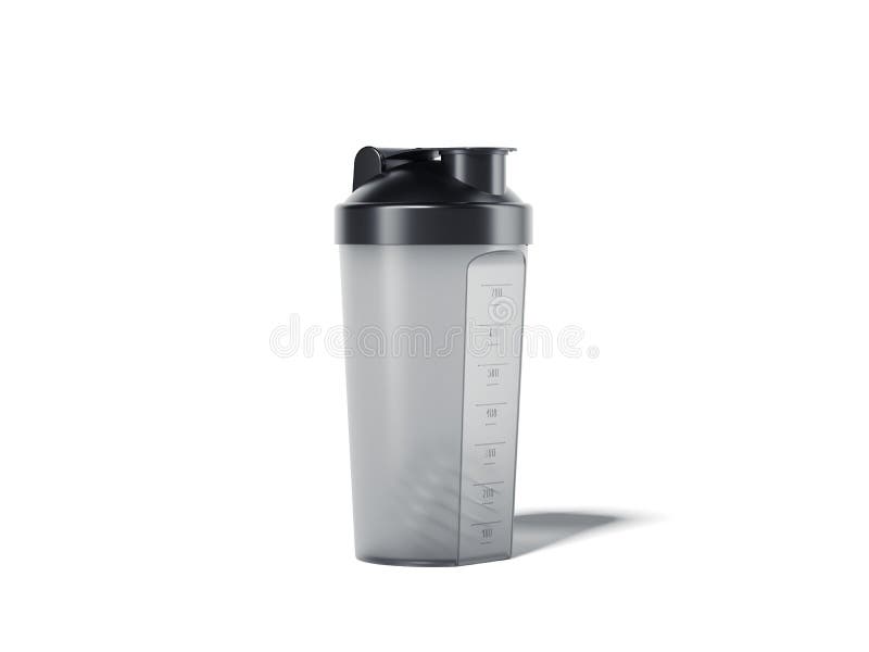 Transparent Shaker for the Protein Cocktail. 3d Rendering Stock ...