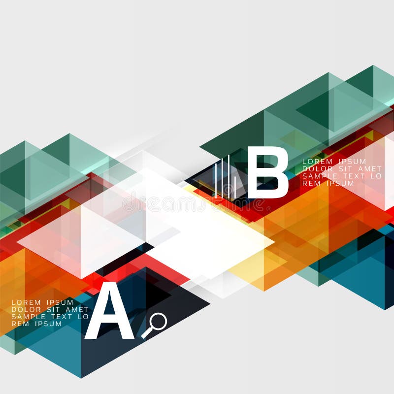 Transparent Overlapping Triangles Stock Vector - Illustration of ...