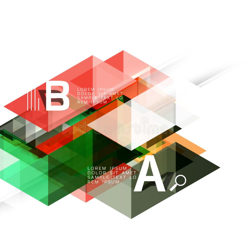 Transparent Overlapping Triangles Stock Vector - Illustration of ...