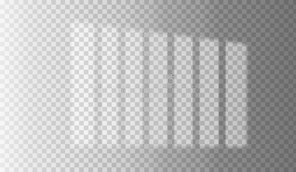 Transparent Overlay Shadow from a Window with Prison Bars Stock Vector ...