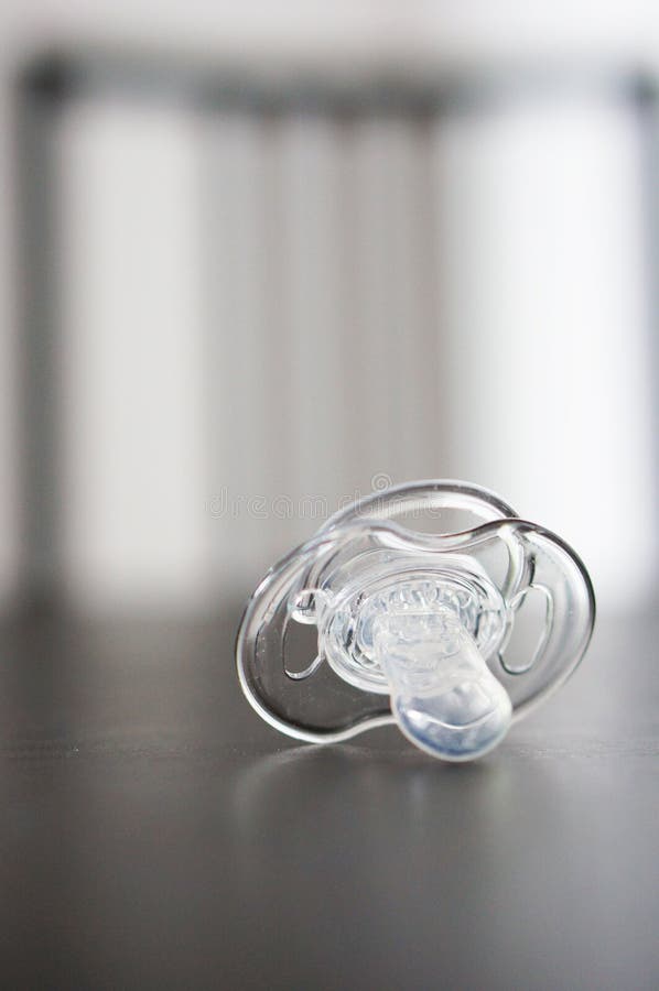 Transparent pacifier stock photo. Image of closeup, pacifier - 39261872