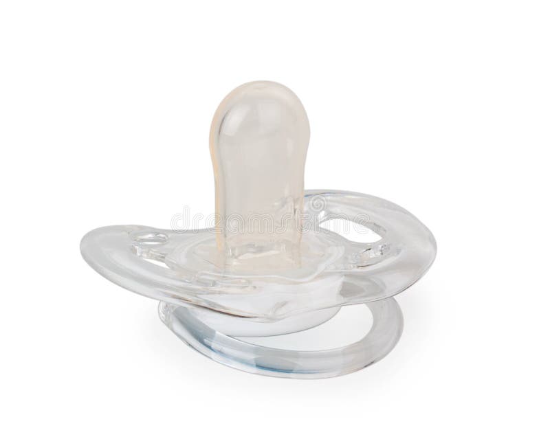 Transparent pacifier stock image. Image of breast, background - 38916015