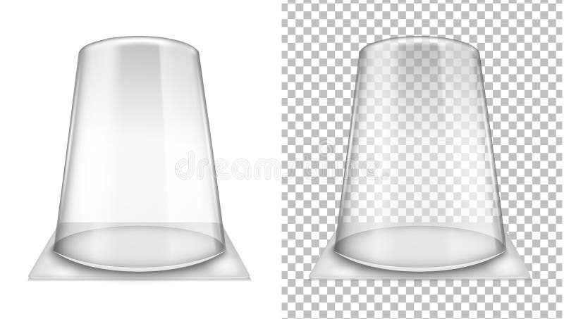 Transparent Packaging Box for Cake and Dessert Stock Vector ...