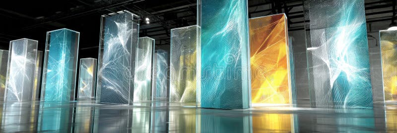 Floating Transparent Panels Create an Immersive Experience in a 3D ...