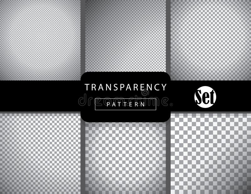 Transparent pattern set stock vector. Illustration of business - 80932708