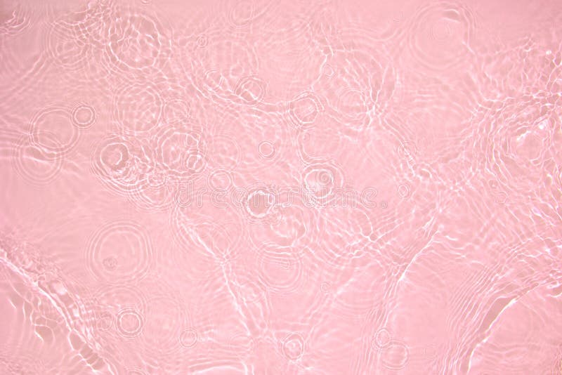 Transparent Pink Colored Clear Calm Water Surface Texture Stock Image ...