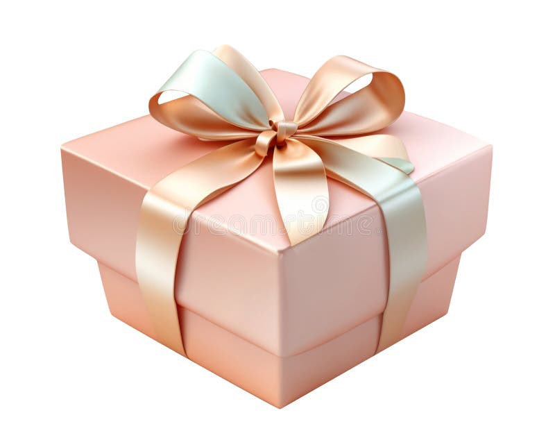 Transparent Pink Gift Box . AI Stock Photo - Illustration of gift, pink ...