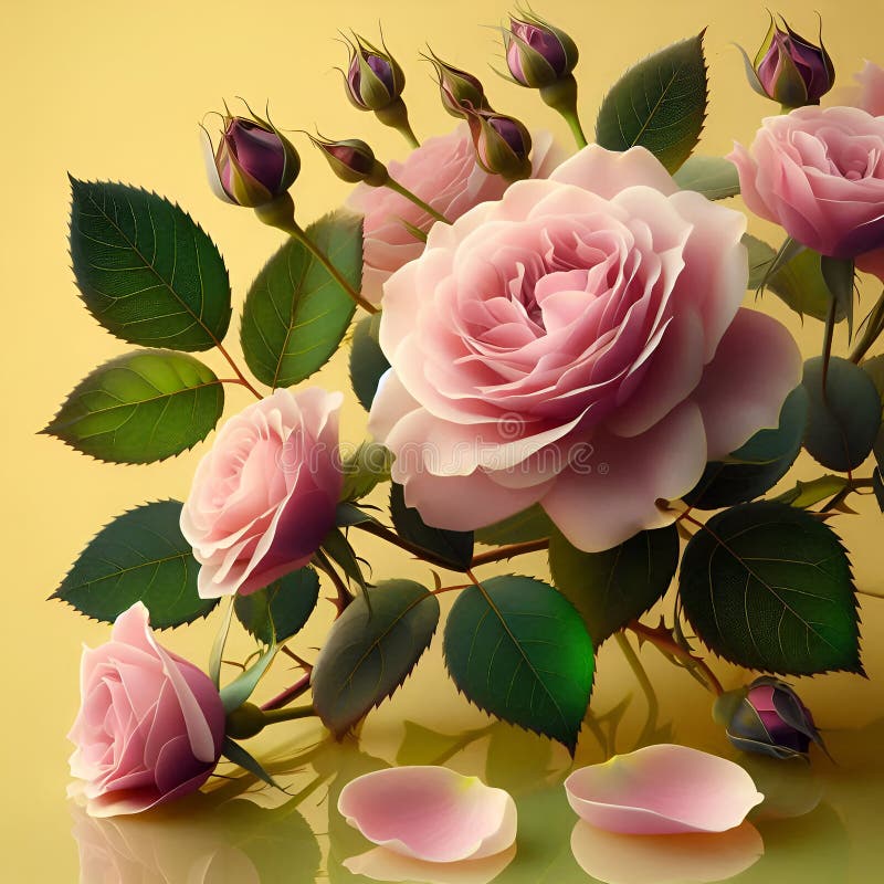 Transparent Pink Rose Flower Stock Image - Image of romantic, romance ...