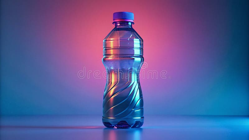 Transparent Plastic Bottle Stock Image Clean Empty and Ready for Reuse ...
