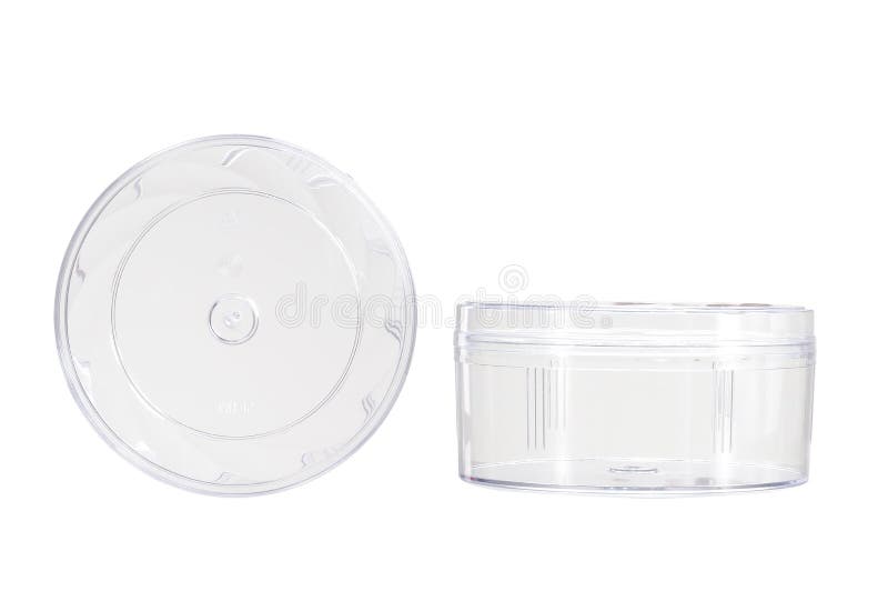 Transparent Plastic Container Stock Photo - Image of container, shape ...