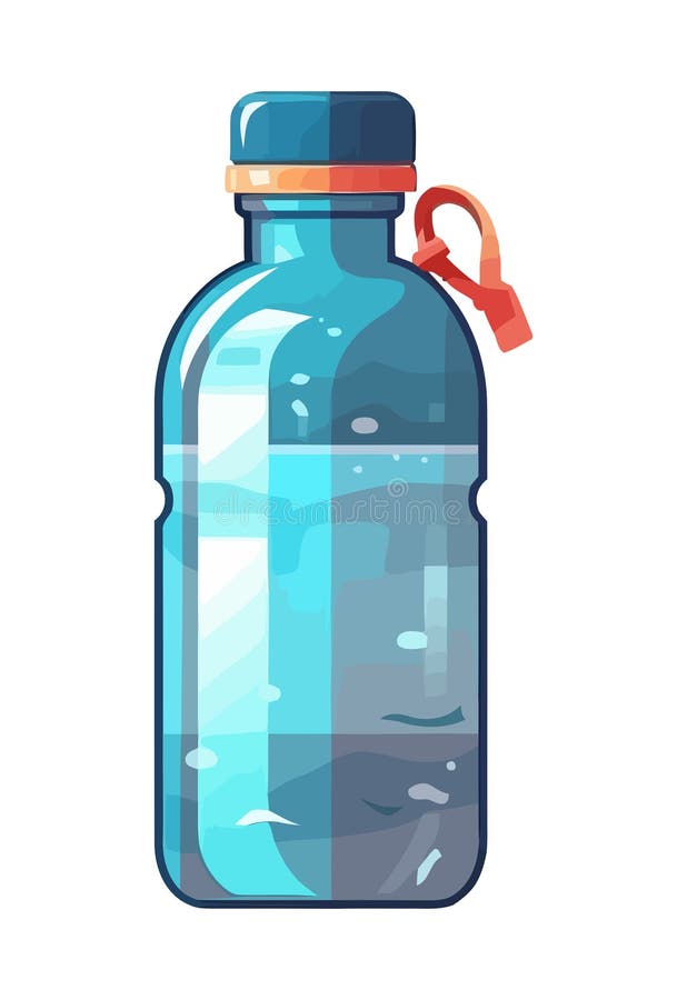 Transparent Plastic Container Holds Purified Drinking Water Stock ...