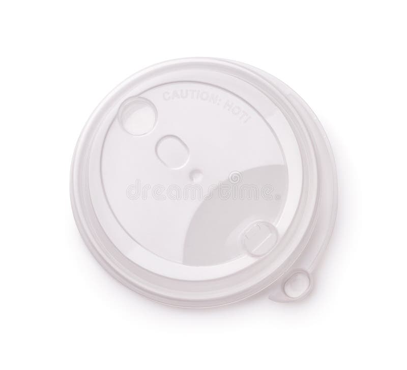 Transparent Plastic Disposable Takeaway Coffee Lid Stock Image - Image ...
