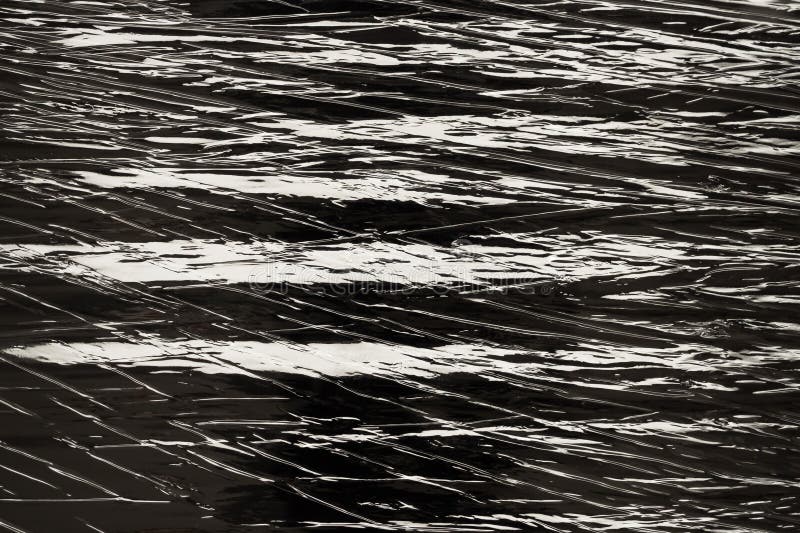 Plastic Film Wrap Overlay Texture Background Stock Photo - Image of ...