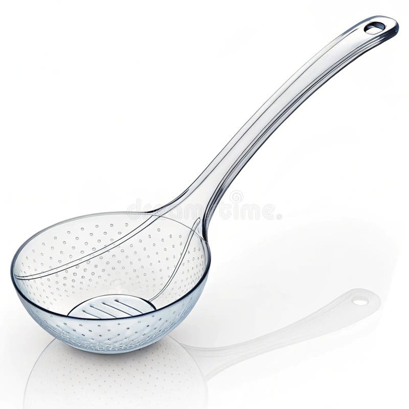 Plastic Soup Ladle with Long Handle PNG Stock Illustration ...