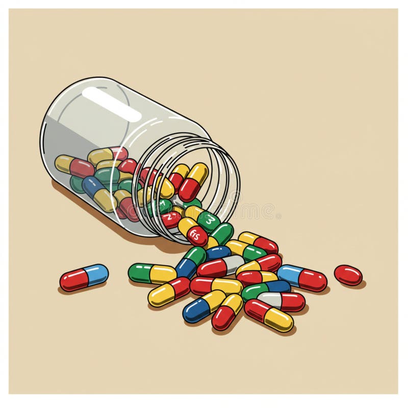 Cartoon Pill Bottle Stock Illustrations – 3,984 Cartoon Pill Bottle ...